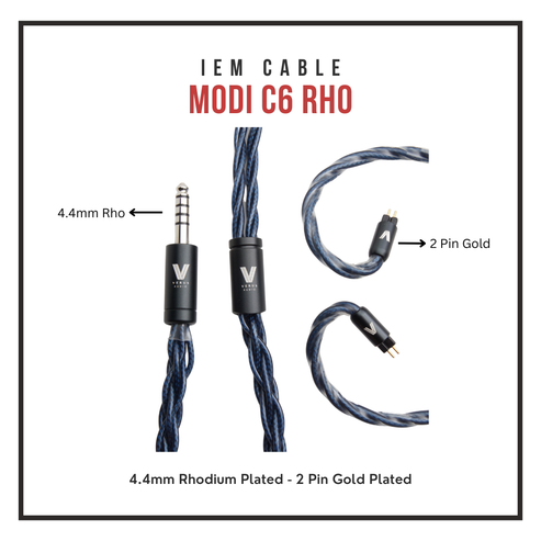 Verus Modi C6 (OFC SPC Litz Coaxial Structure Cable for IEMs or Headph ...